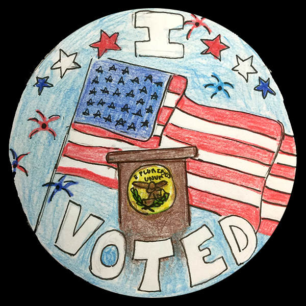 Art Room 161: Studio Art: I Voted sticker Design Contest
