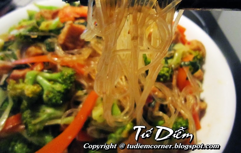 Miến Xào Thập Cẩm Chay | TuDiem's Corner