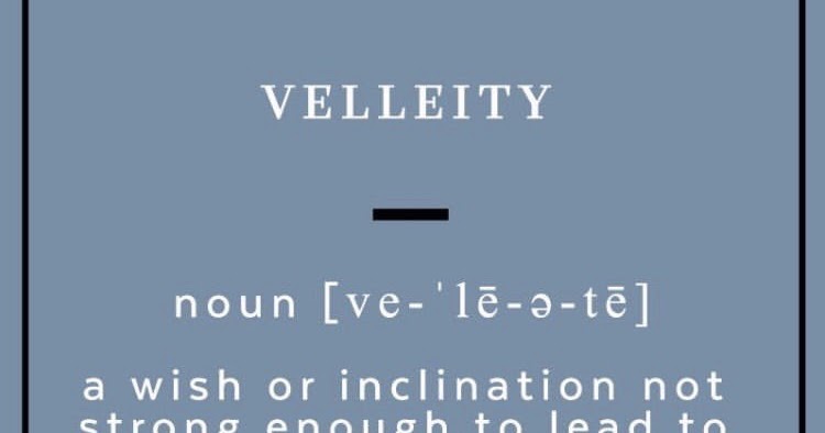 Travels with Wesley: Velleity and "The Almost Christian"