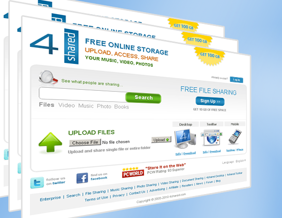 Download Di Hosting 4Shared Tidak Login Dan Register | Free Shop Ilmu