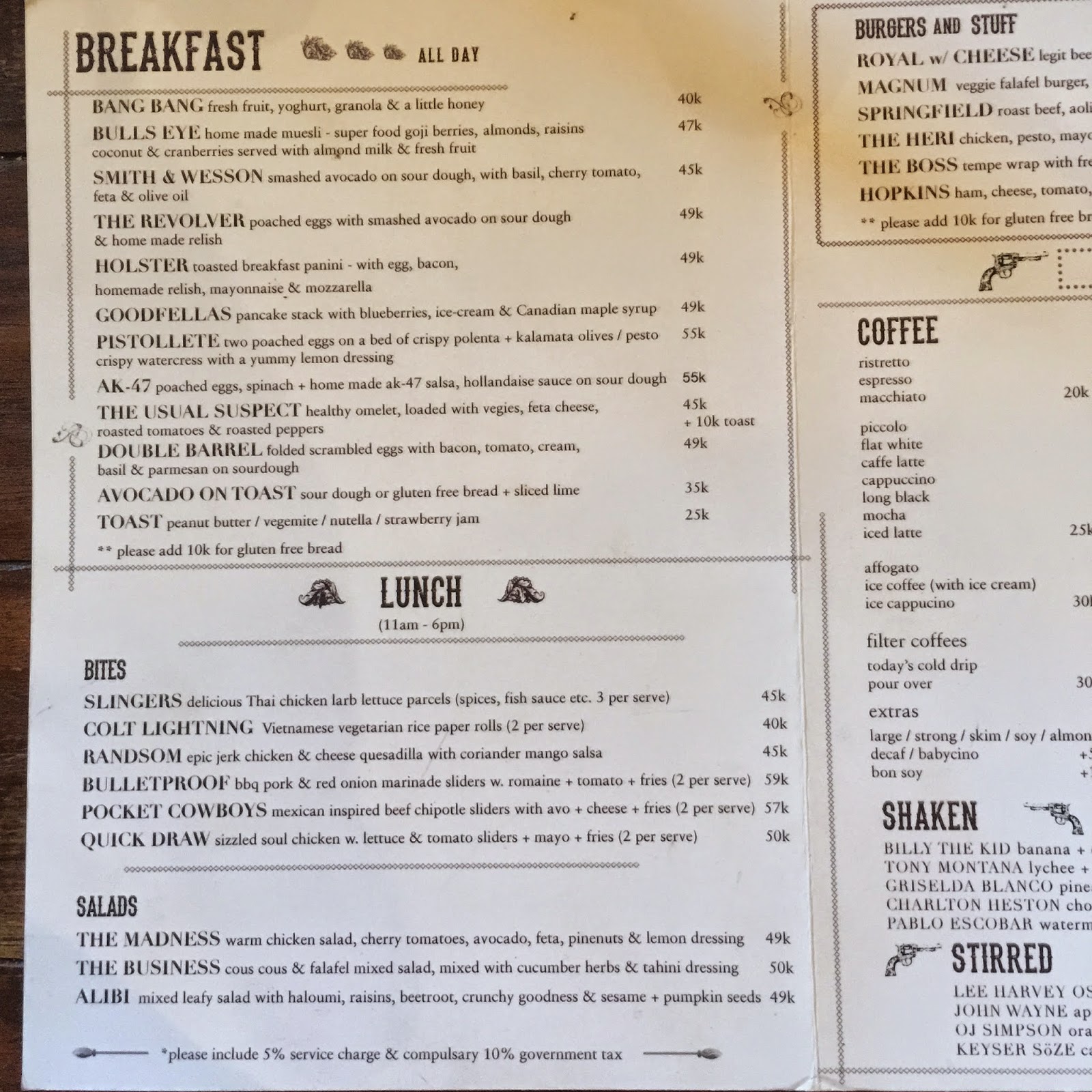 YogiLatte: Revolver Cafe, Seminyak, Bali