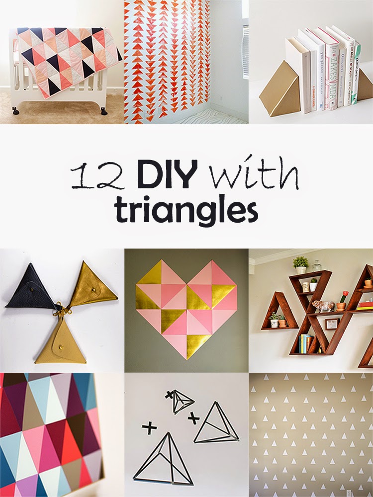 DIY Monday # triangles - Ohoh Blog