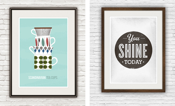 New Decorative Poster Prints from ReStyle - Amazing Apartment Interior ...