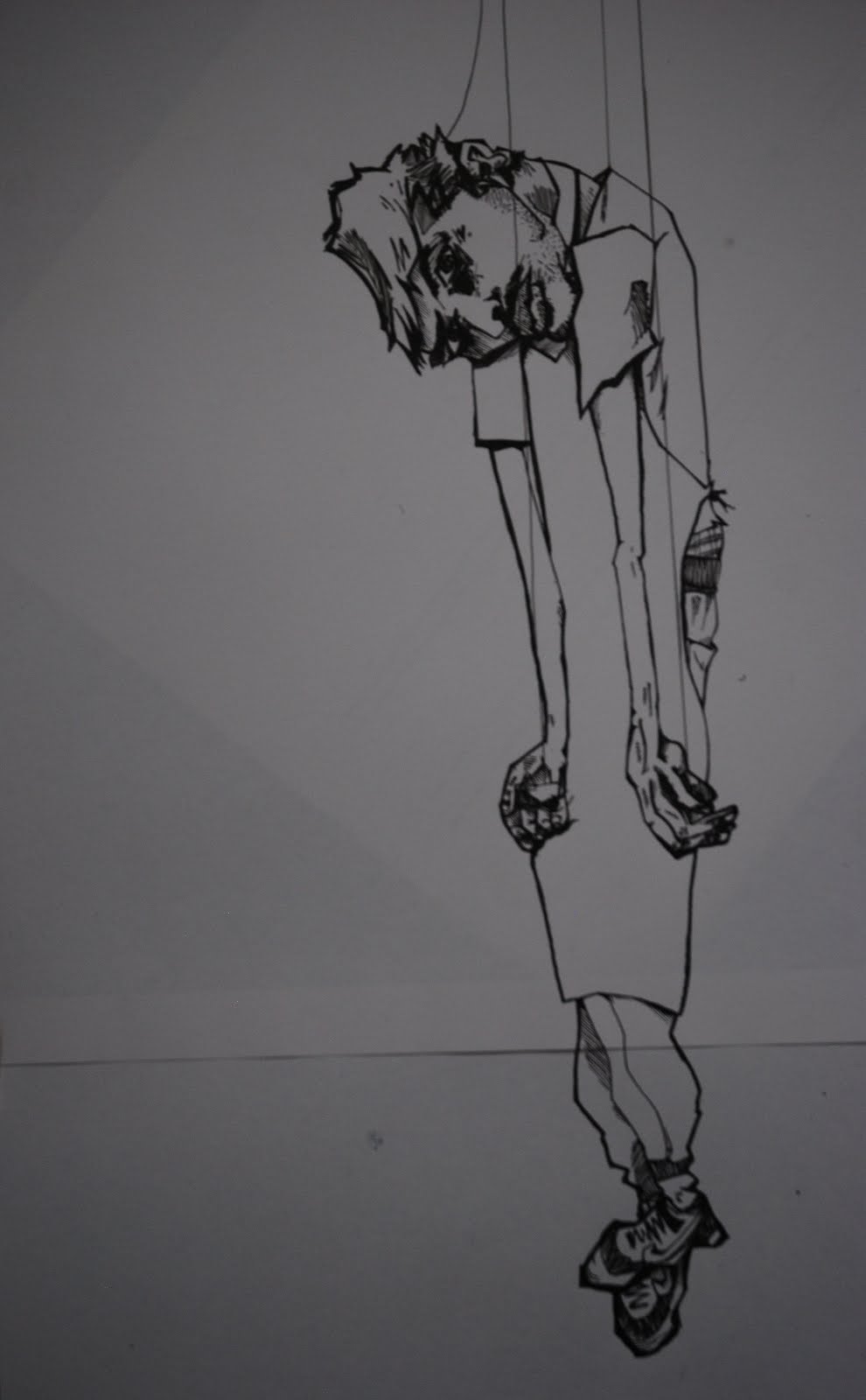 Geraint Evans -Visual Artist-: New drawings. 'Creativly Oppressed ...