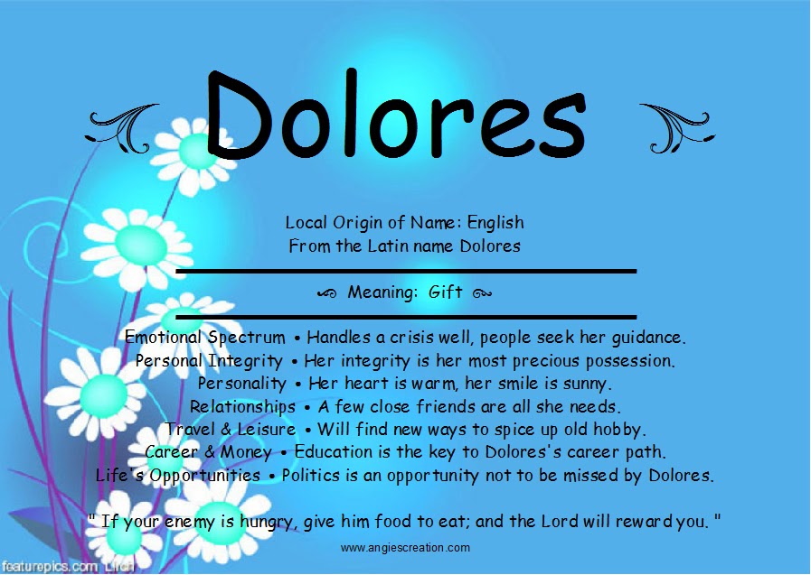 Delores Name