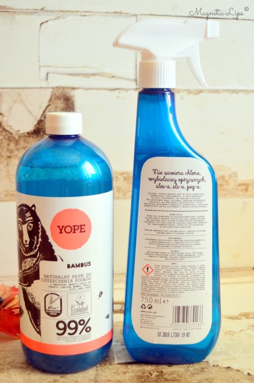 Yope Płyn do mycia podłóg Bambus i spray uniwersalny Zielona Herbata ...