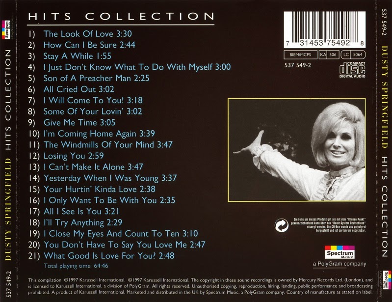 ENTRE MUSICA: DUSTY SPRINGFIELD - Hits Collection