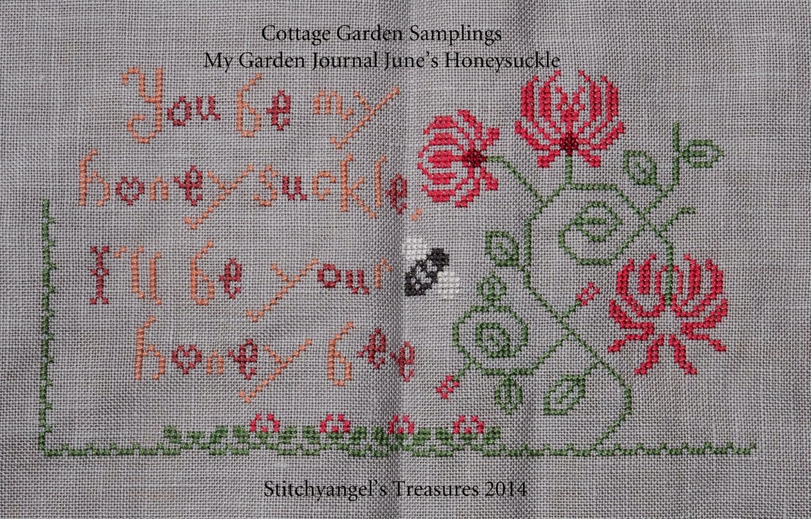 Stitchyangel's Treasures: August Stitch From Stash and A Finish