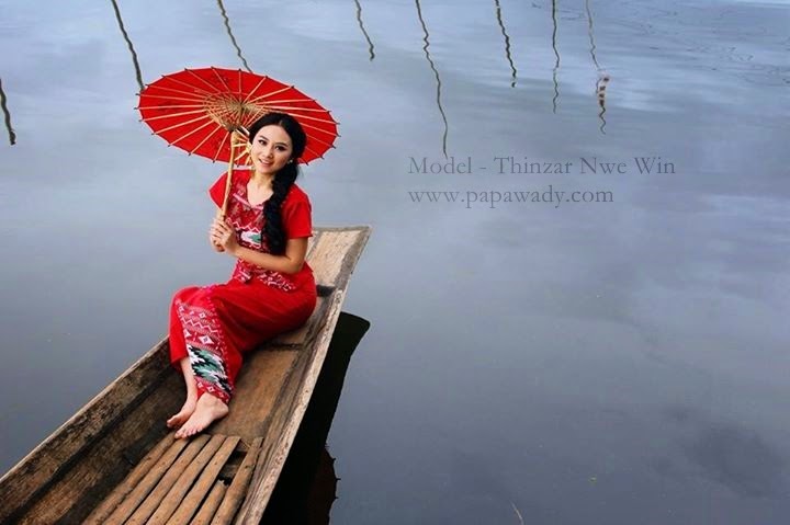 Thinzar Nwe Win - Beauty of Myanmar Girl in Inle Lake