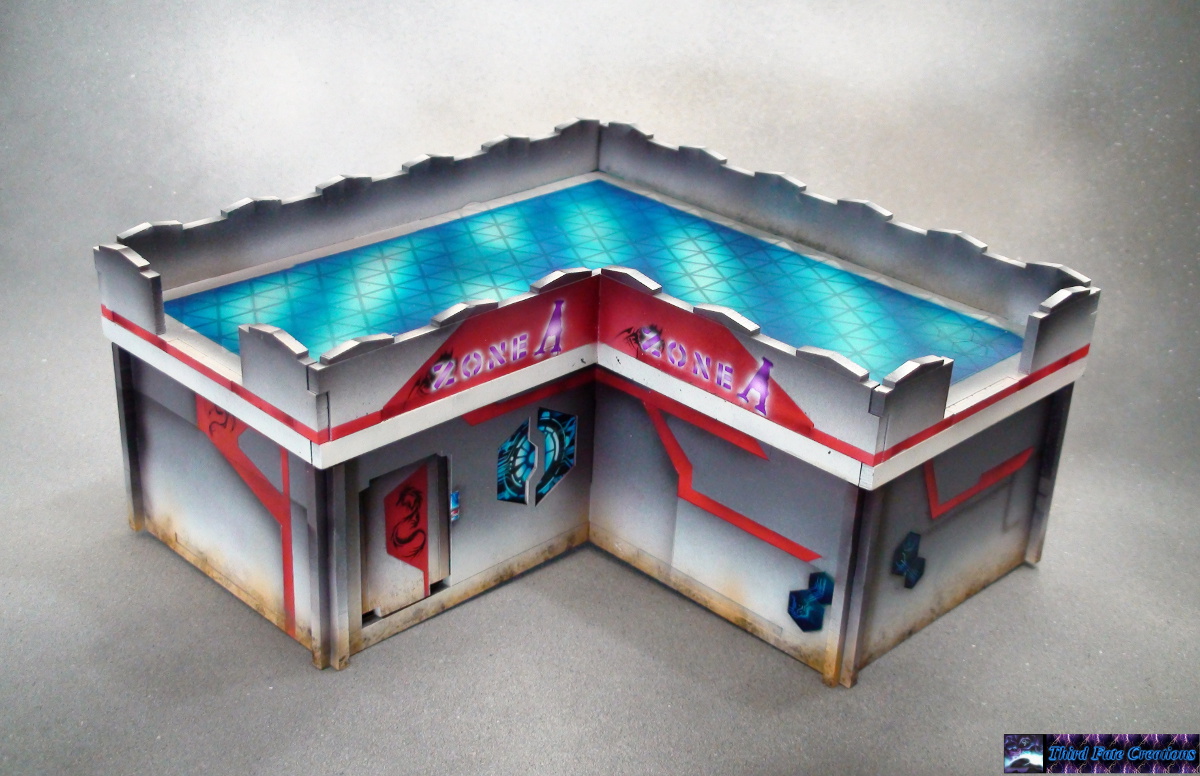 Thirdfatecreations : Sci-fi MDF Terrain set 1 complete.