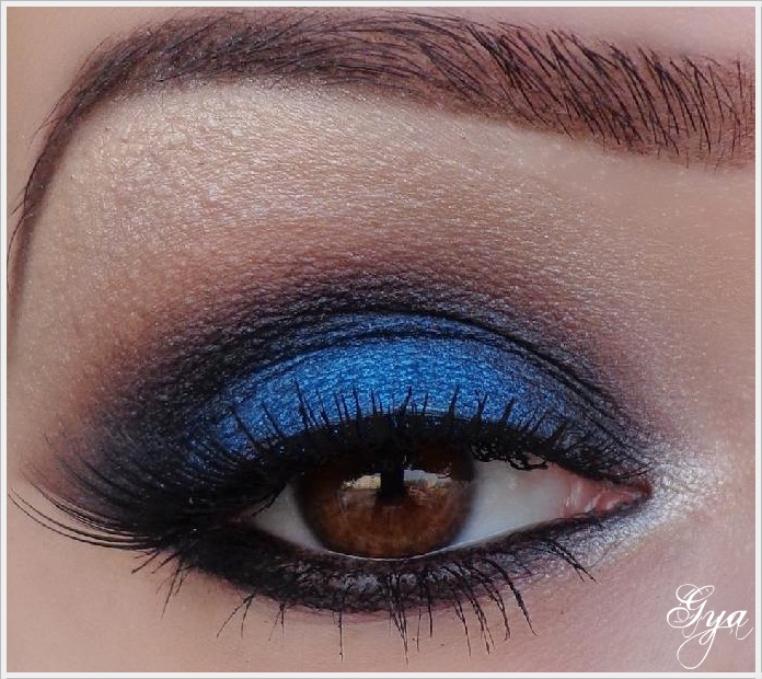 Machiaj de seara - Sapphire+ tutorial poze ~ Gya Make-up