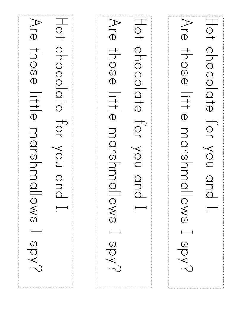 Right to the Core - Lessons for Kindergarten Teachers: Hot Chocolate ...