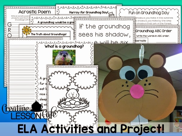 Creative Lesson Cafe: Get Ready for Groundhog! Groundhog Day Projects ...