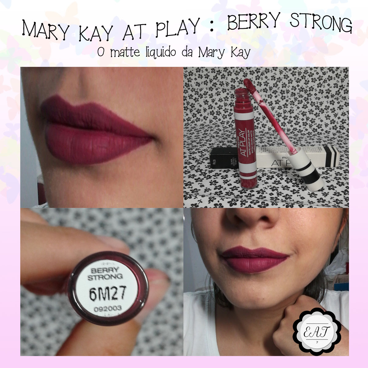 RESENHA DA SEMANA: Berry Strong - O matte líquido da linha Mary Kay AT ...