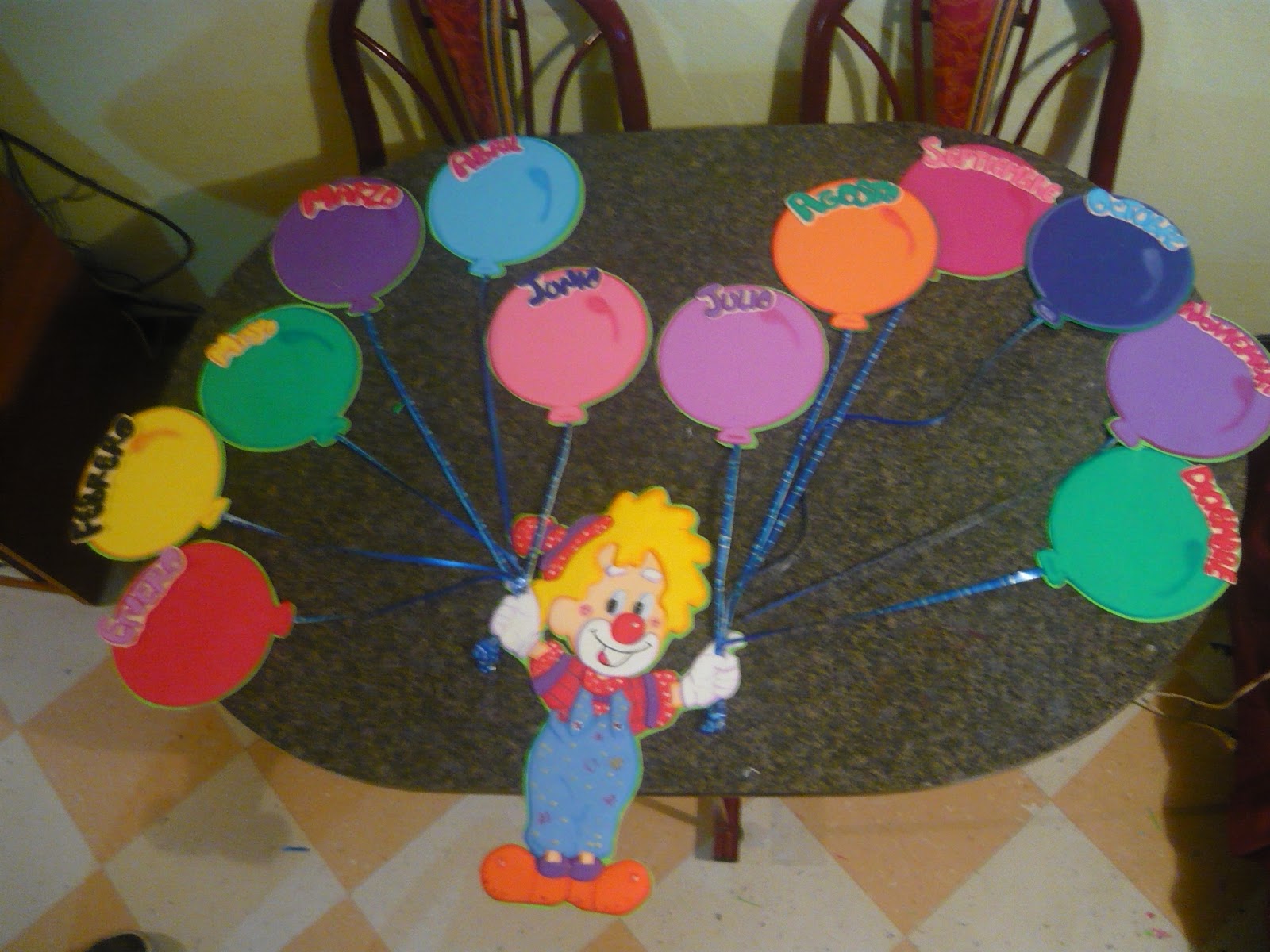 Manualidades En Foamy: Payaso en Foami