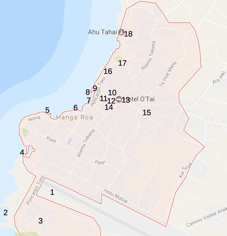 Curioseandando: Viaje a Isla de Pascua: Hanga Roa (enero y diciembre de ...