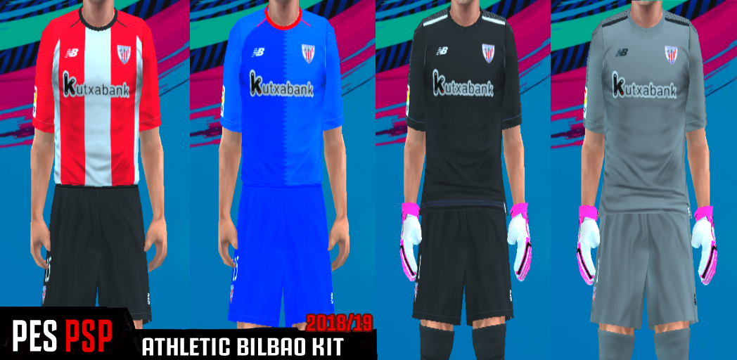 Athletic Bilbao 18/19 Kits PES PSP (PPSSPP) - PES PTCH