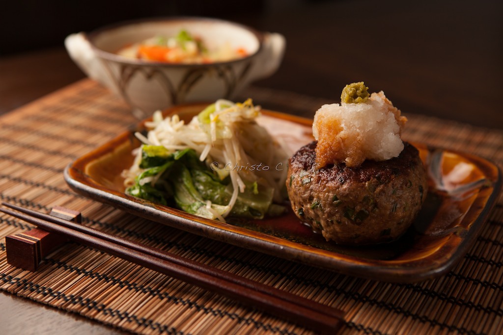 OISHII!: Japanese hamberg with pork miso soup