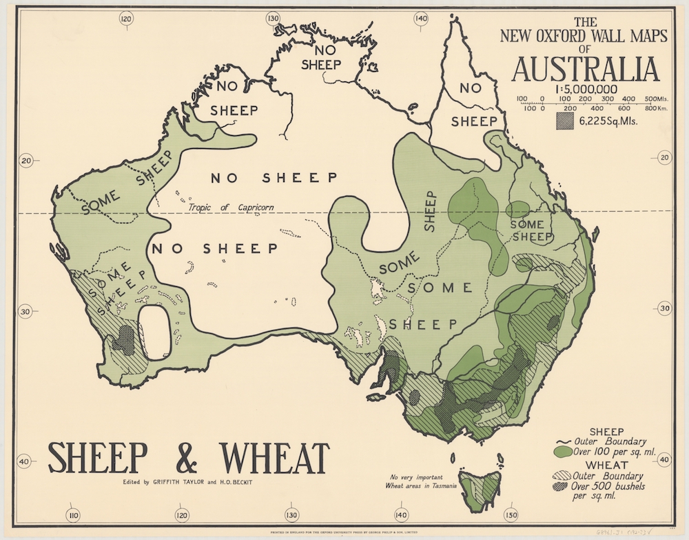 Map of the Week: Sheep and Wheat