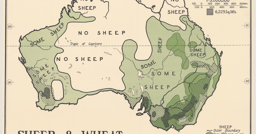 Map of the Week: Sheep and Wheat