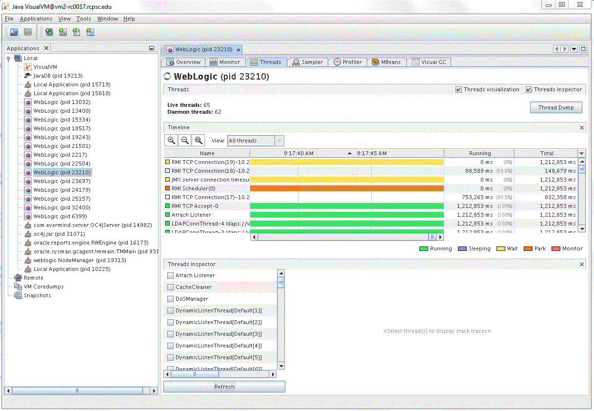 Ham and Java Sandwich: Using JVisualVM to connect to a remote Weblogic 12c Managed Server