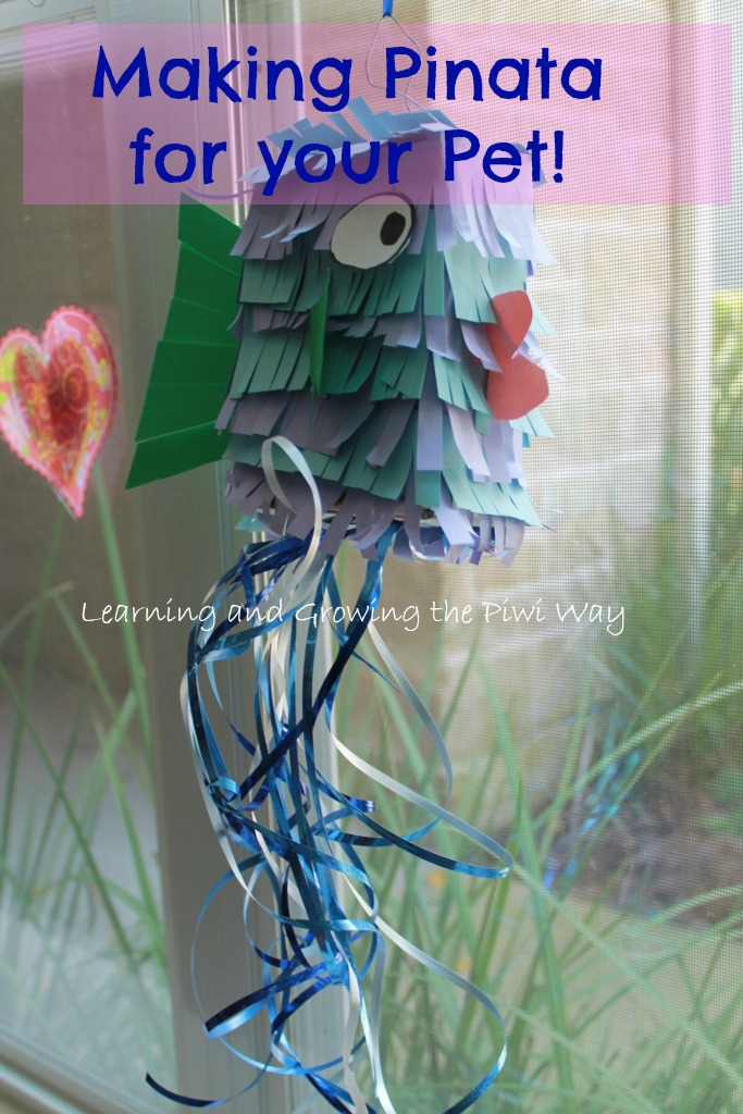 Making a Pinata for our Kitty! | Piwi Kids