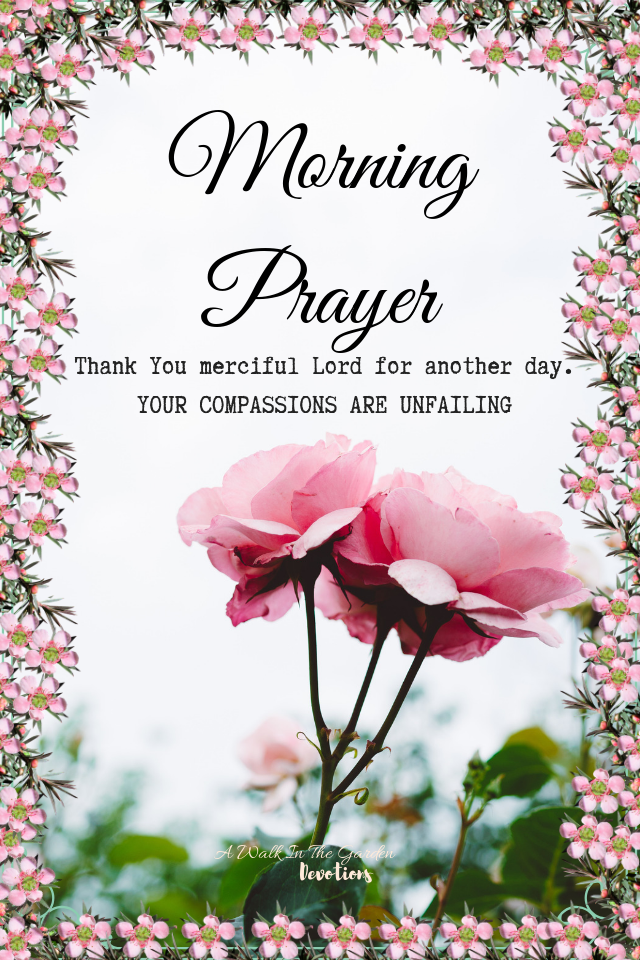 Praying In The Morning Bible Verse