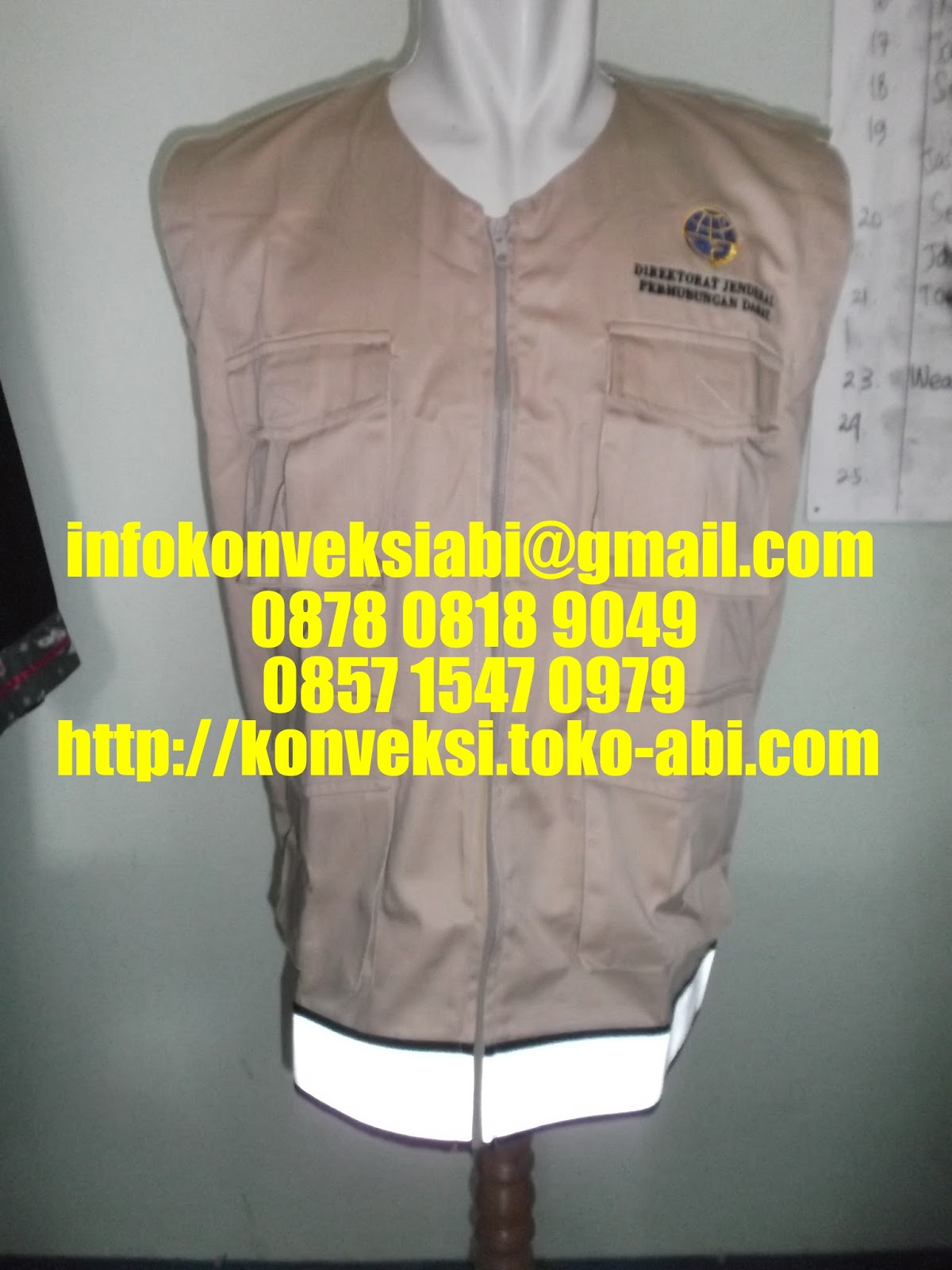 Jual Rompi Kerja Bahan Drill di Balikpapan ~ Konveksi Toko Abi Jual Rompi Kerja Bahan Drill di Balikpapan ~ Konveksi Toko Abi