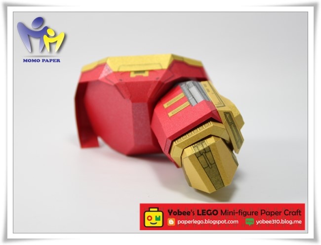 YOBEE'S LEGO MINI-FIGURE PAPER CRAFT: Making Hulkbuster Papercraft for ...