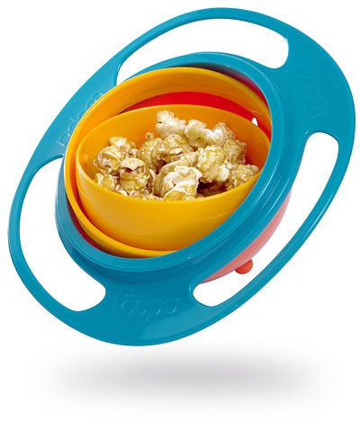 Funtastic Shop: Gyro Bowl : Children's No Spill Bowl (on-hand)