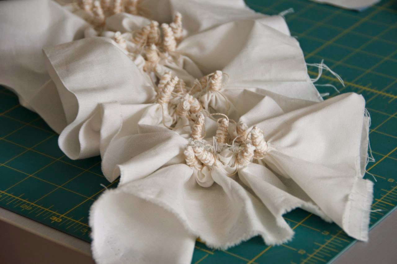 Momiji Studio: Kumo shibori (III): Leaves