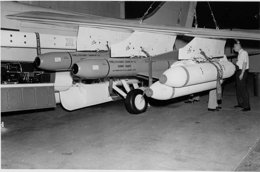 Voughtworks: A-7A Mock up Weapons Loading 1964 Part One