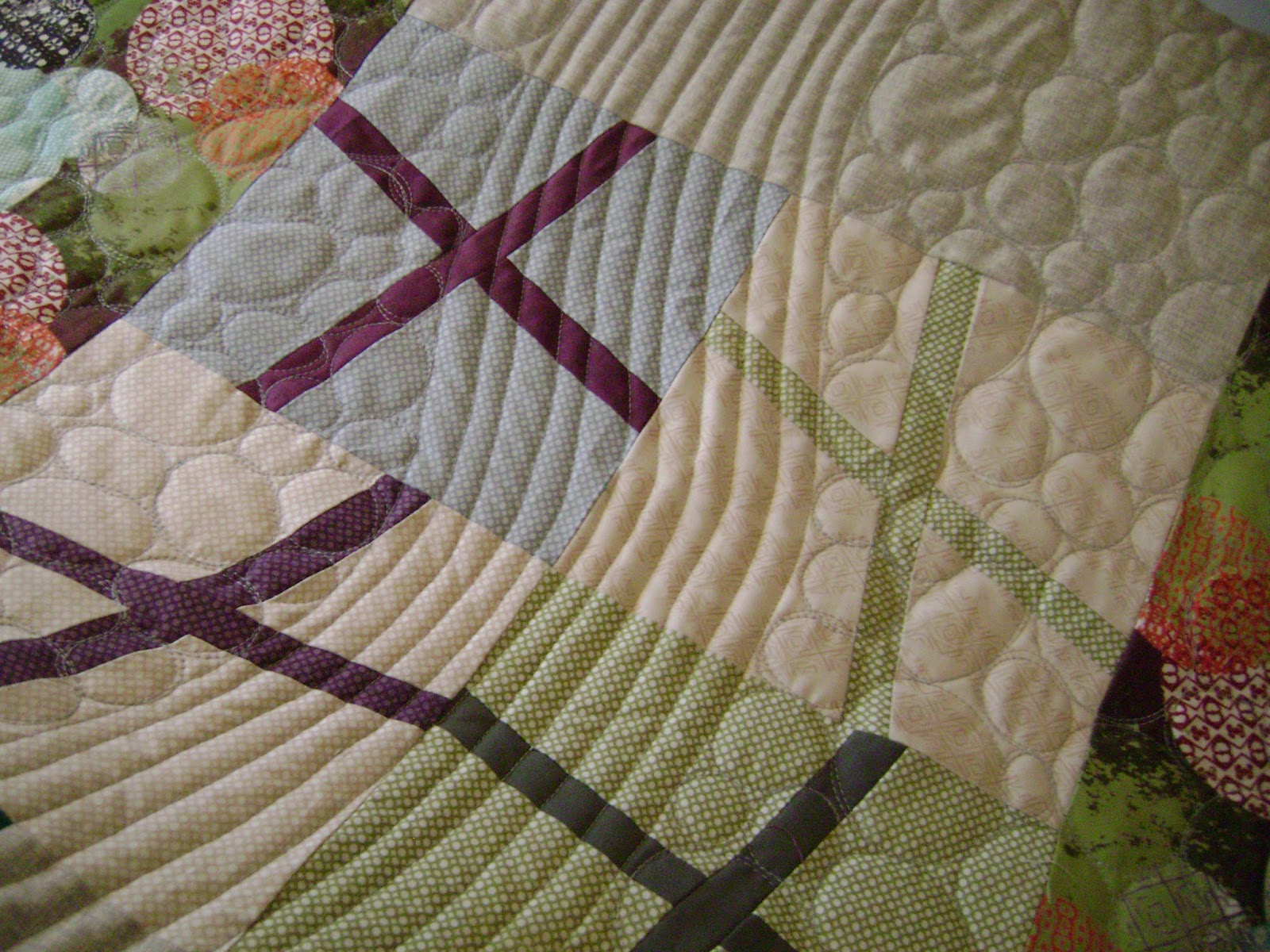 Quilting is more fun than Housework...: Pebbles...