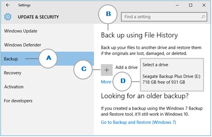 Windows 10 - Get To Know What's New: Windows 10 File History