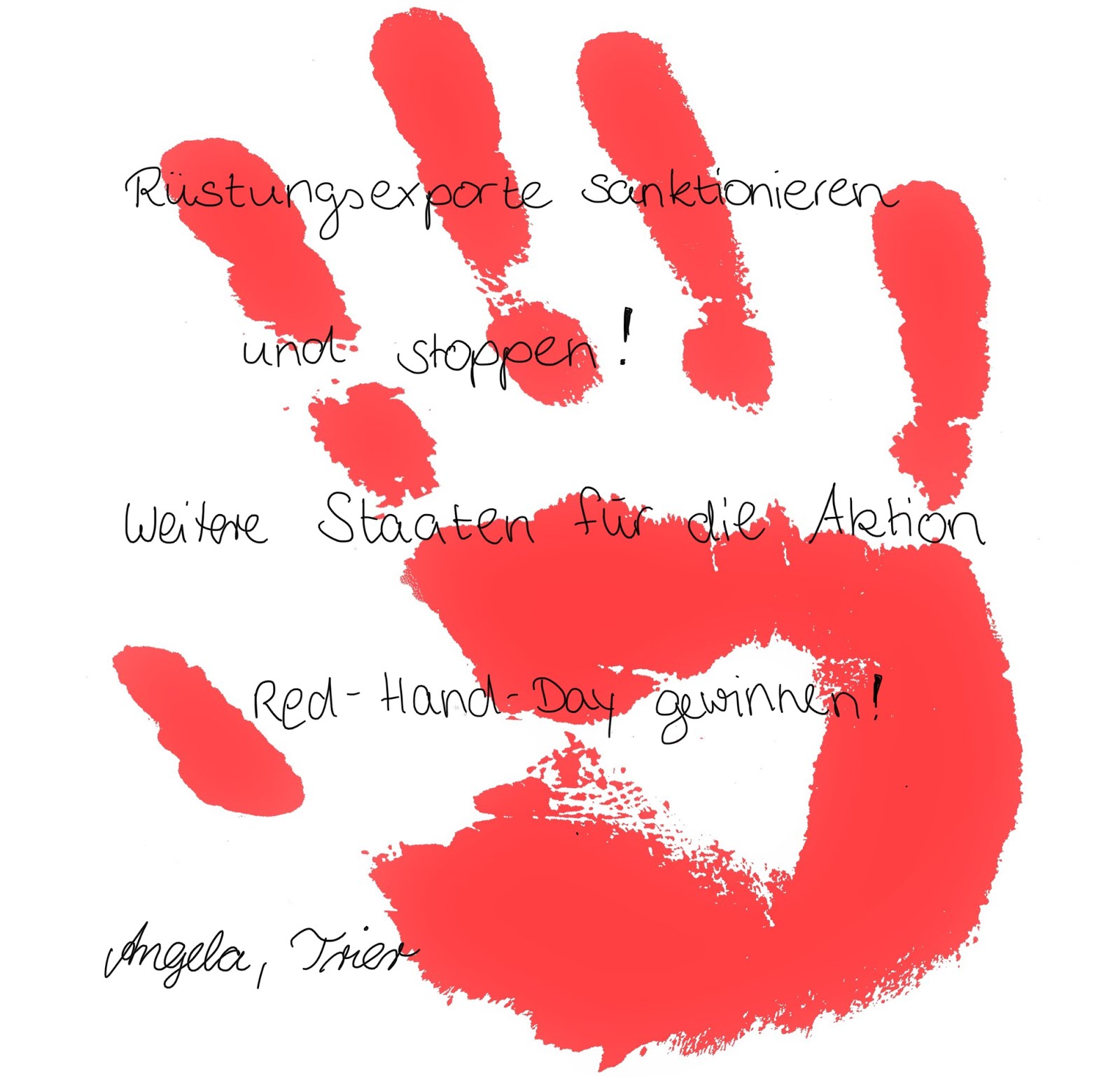 Mobile Aktion Rote Hand