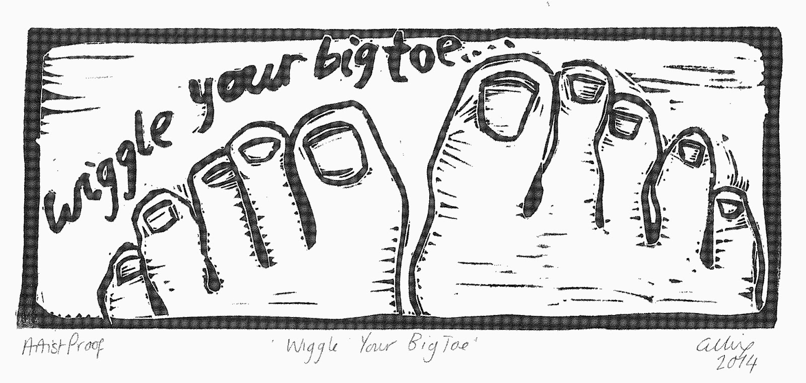 Around The Kitchen Table: WIGGLE YOUR BIG TOE BY GILLIAN NIX