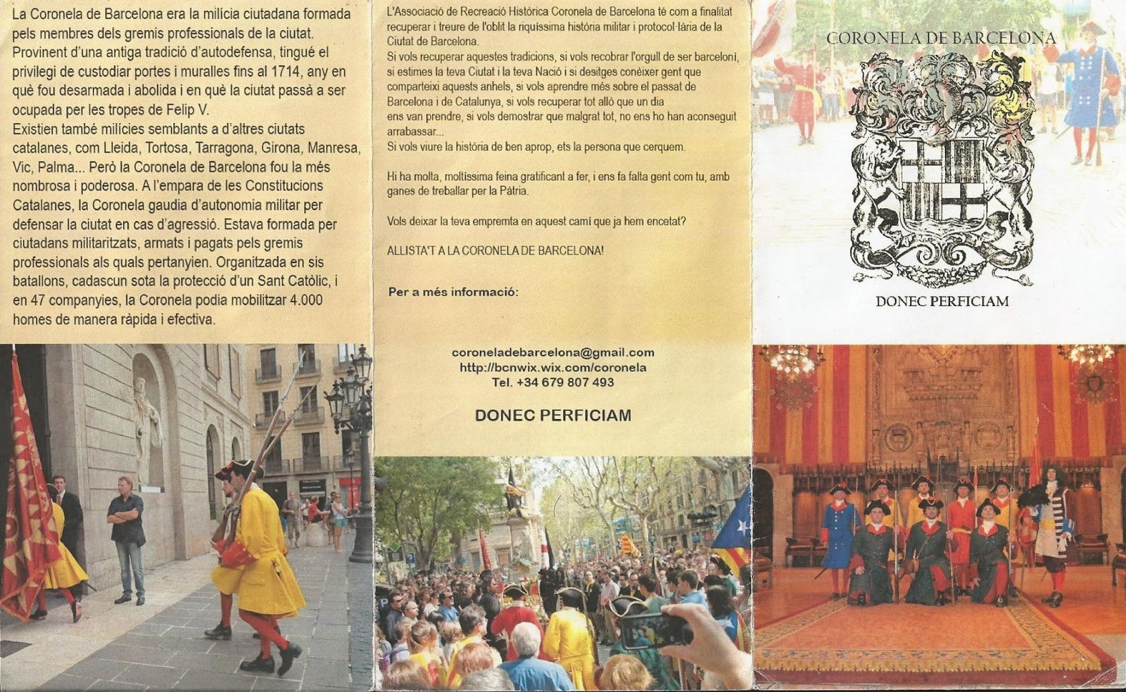 HOMENATGE NACIONAL: Coronela de Barcelona