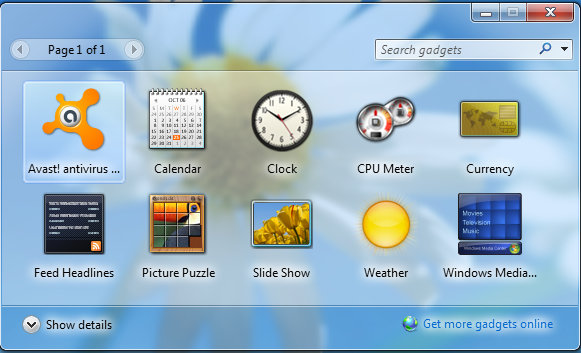 Vista Weather Sidebar - reginter0s.over-blog.com