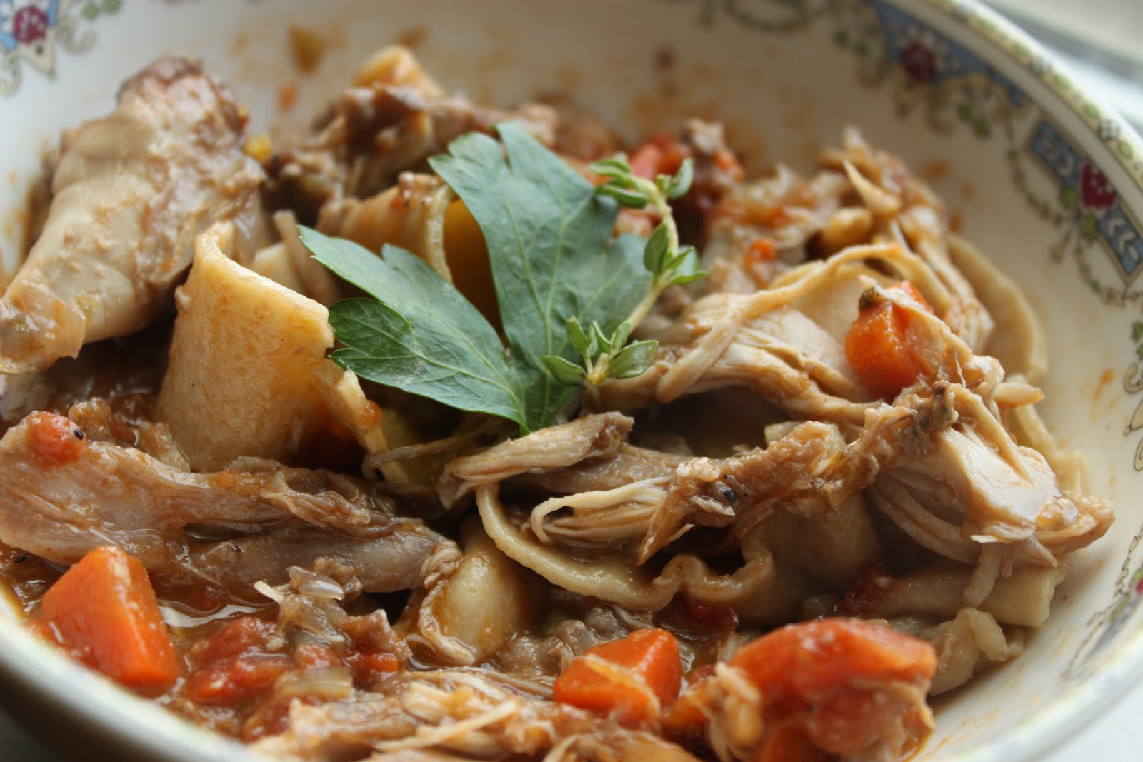 A Muse in an Apron: Wintry Rabbit Ragu w/homemade wheat pappardelle