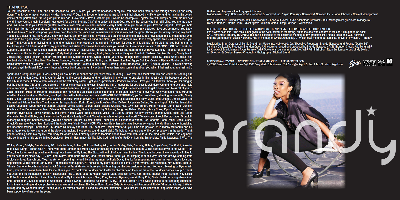 lilbadboy0: Brandy - Human (Album Booklet)