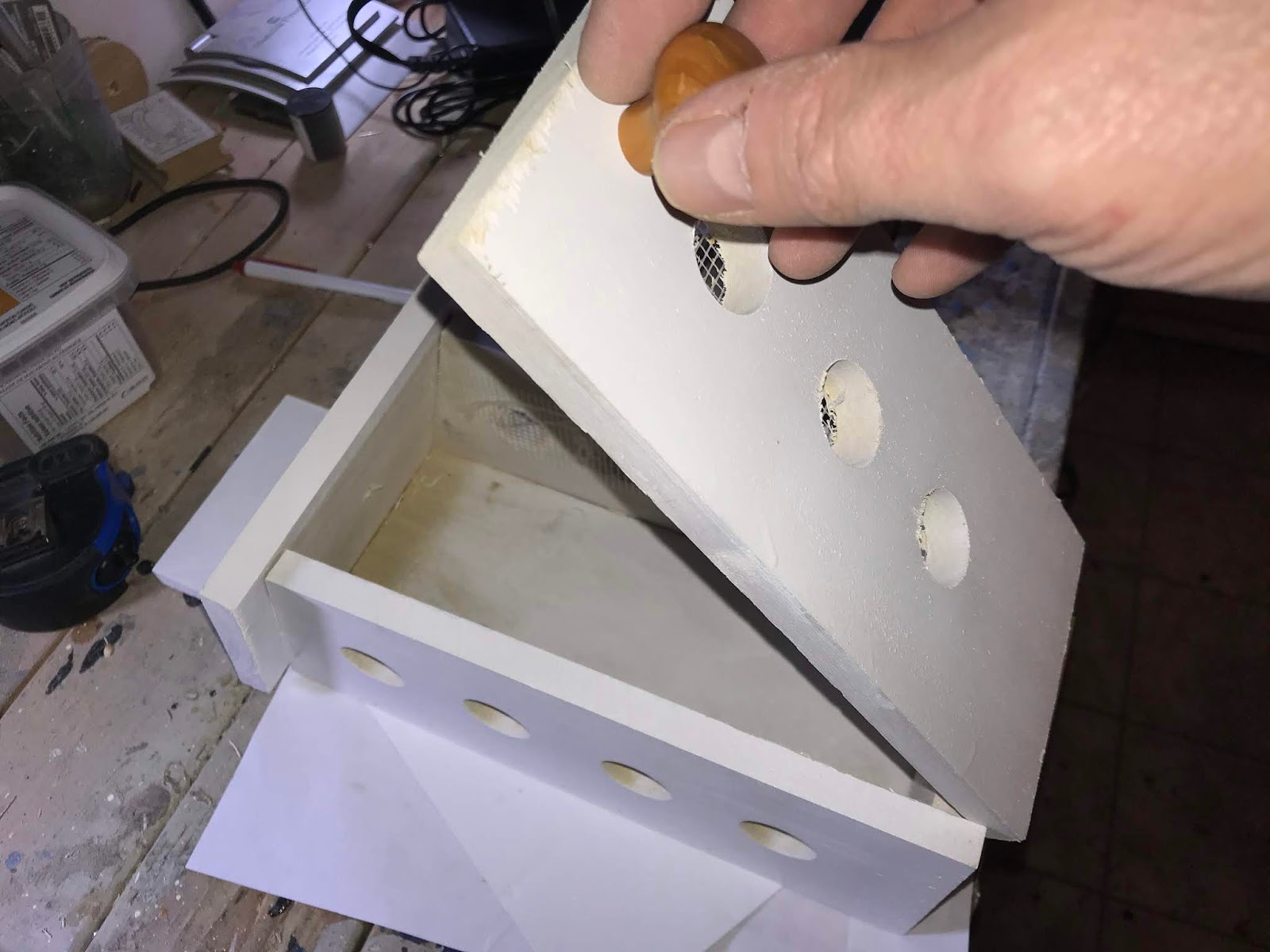 Building a Stevenson Screen for the IOT Weather Station | Small ...