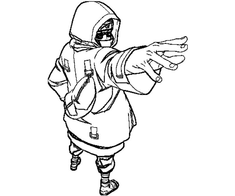 Shino Aburame 4 Coloring | Crafty Teenager
