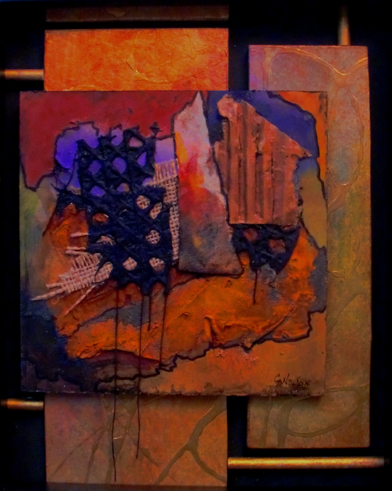 CAROL NELSON FINE ART BLOG: "RUSTIC COLLECTION" 12080, mixed media ...