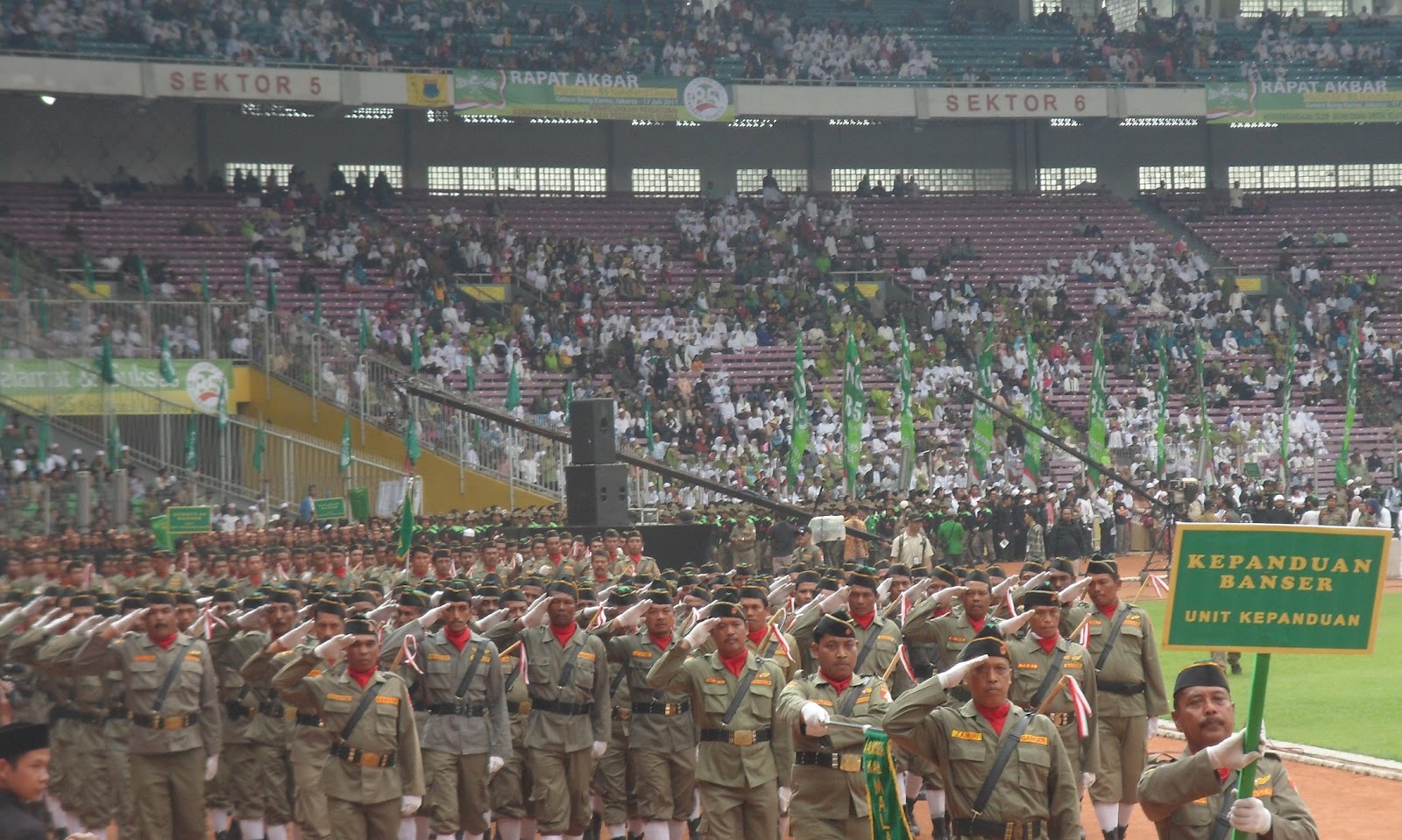 GERAKAN PEMUDA ANSOR PAC. BANDAR: ADA 7 SPESIALISASI PASUKAN BANSER