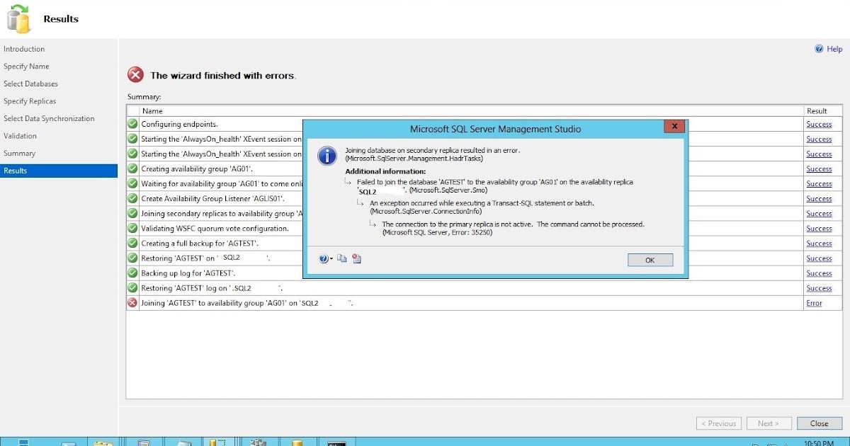MSSQL SERVER DBA's Paradise: The Connection to the Primary Replica is ...