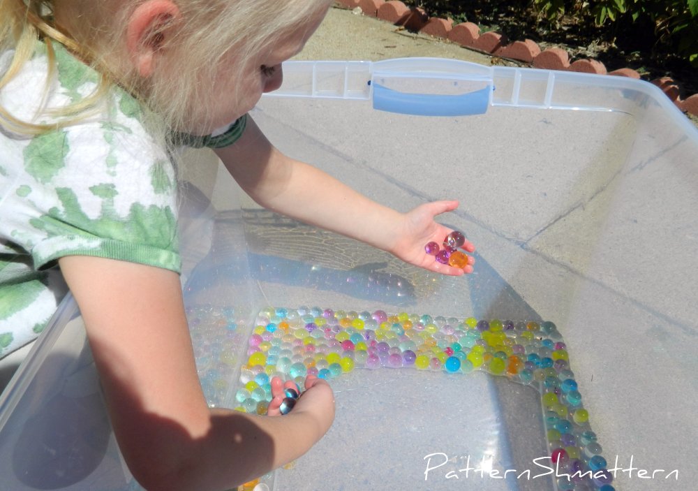 Pattern Shmattern: Playing with Water Marbles