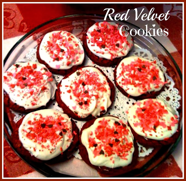 Sweet Tea and Cornbread: Easy Peasy Red Velvet Cookies with Cream ...