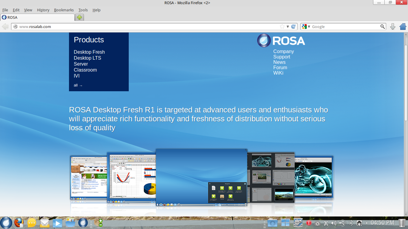 Darbar linux : ROSA Desktop Fresh R1 review