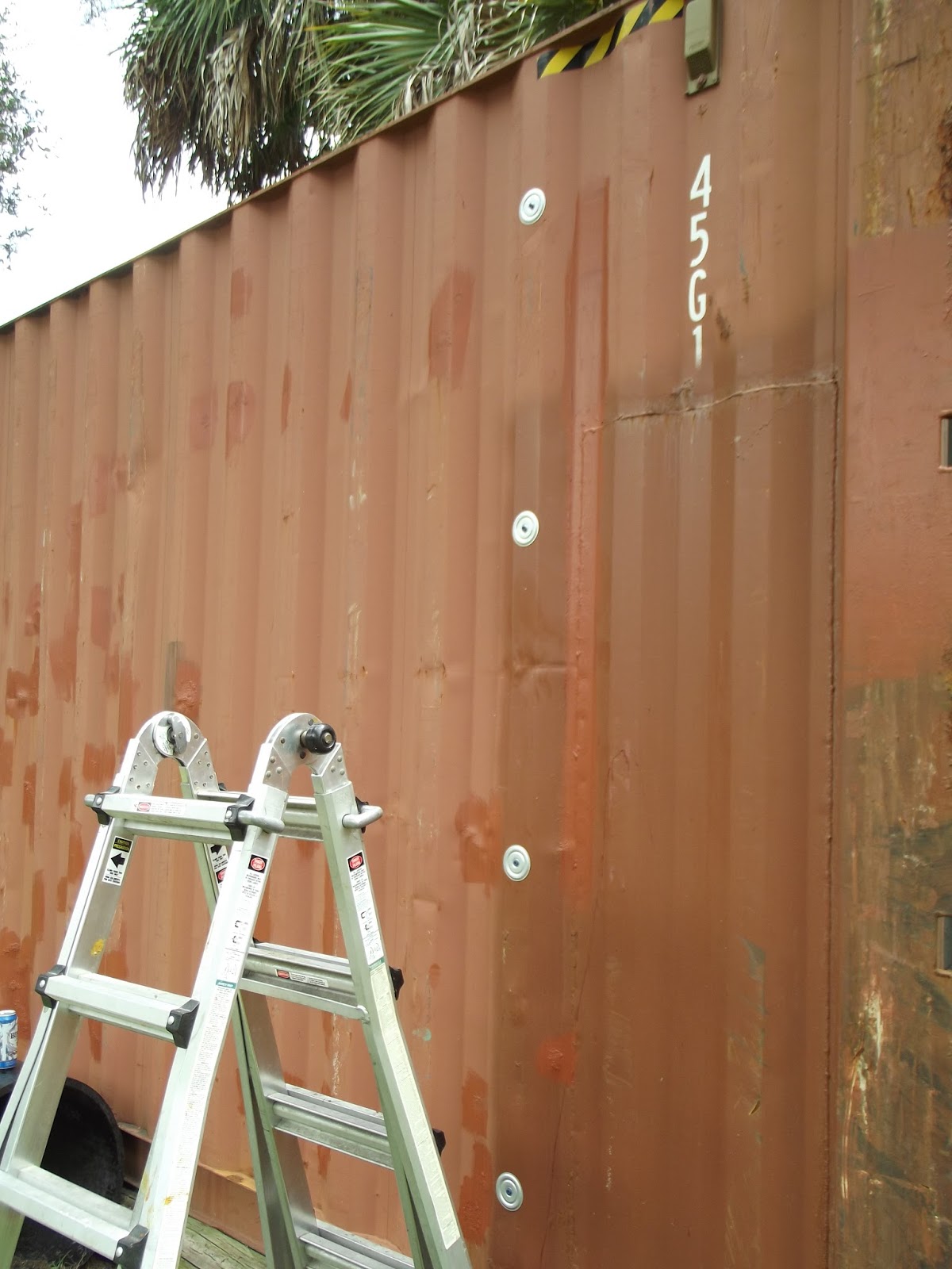 The Compound: Container Interior Support Beam Construction