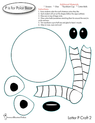 Glimmercat Education: Letter of the Week for P